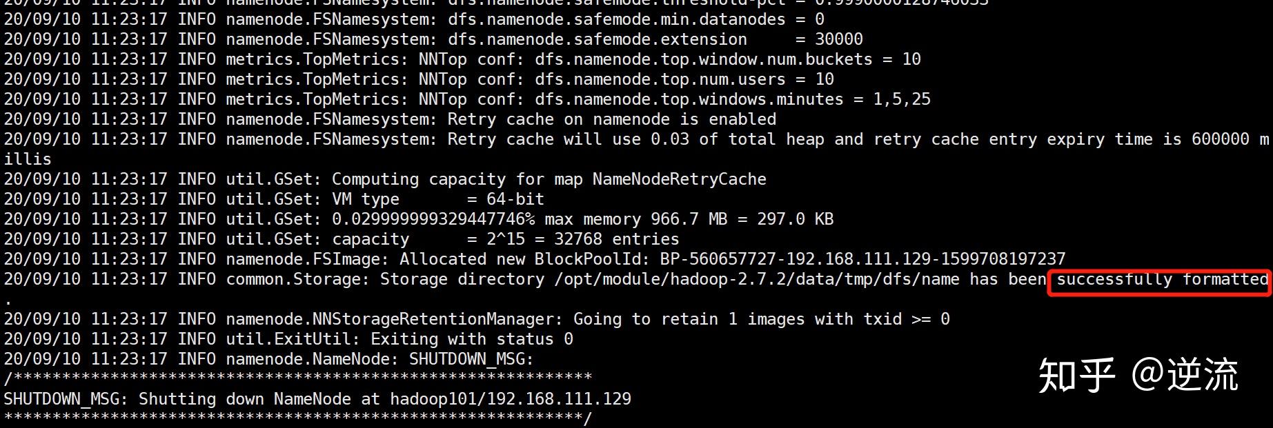 Hadoop完全分布式—集群配置+单点启动 - 知乎