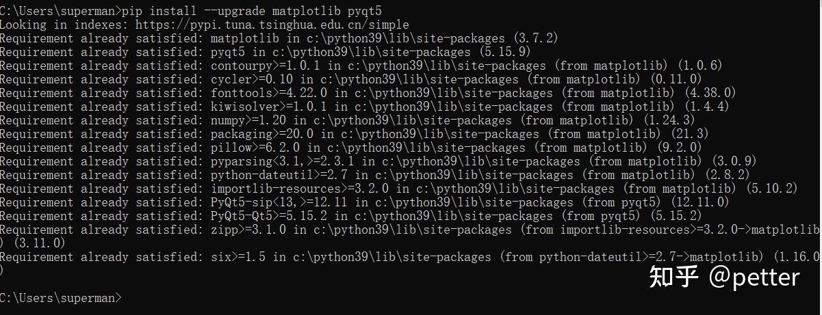 数据可视化报错，原因matplotlib和PyQt版本不匹配，解决方法 - 知乎