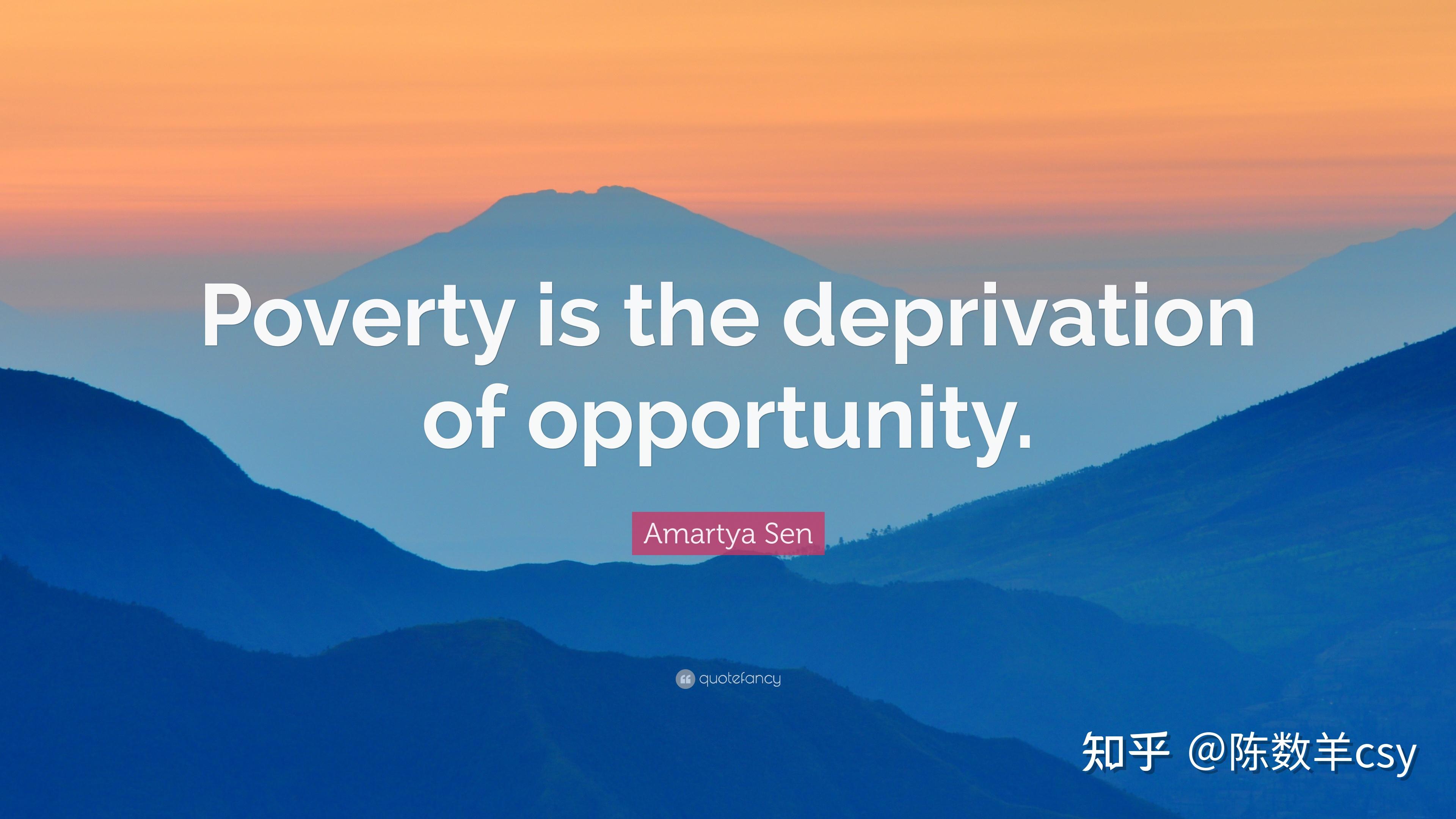 医学英语文章中提到“贫穷”，为什么爱用 deprived，而不是 poor？ - 知乎