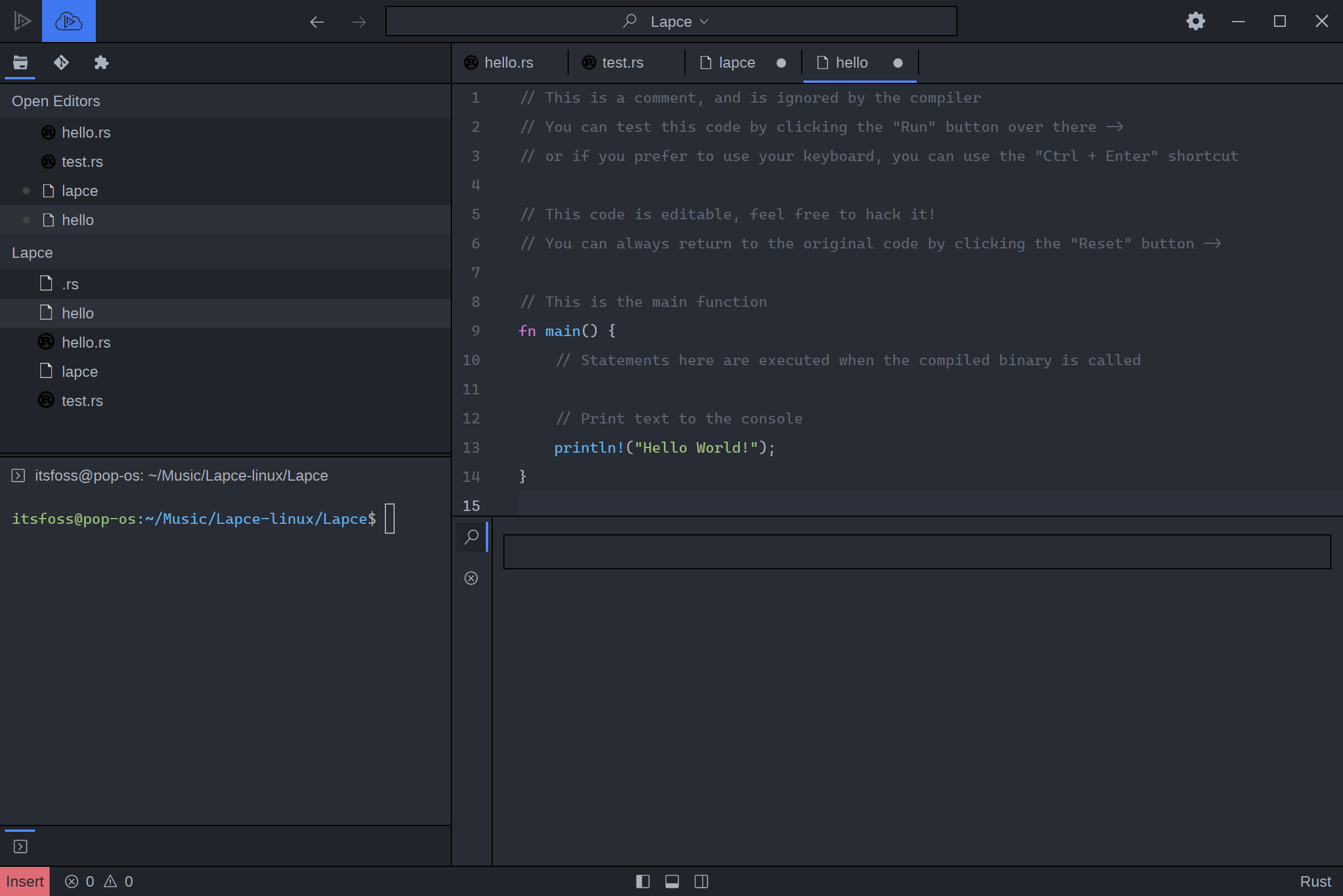 Lapce：一个开发中的快速、轻量级的开源代码编辑器 | Linux 中国 - 知乎