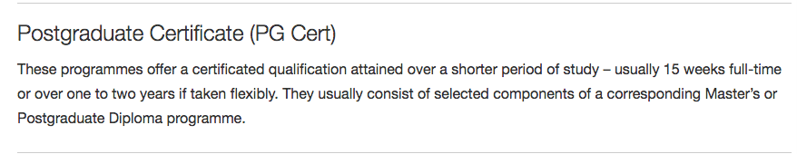 PG Dip和PG Cert 的区别？ - 知乎