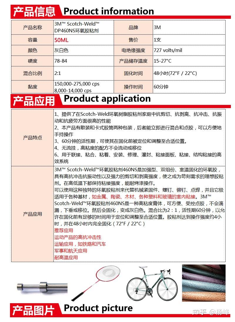 3M DP460双组份陶瓷环氧结构胶 dp460金属高性能粘接环氧树脂胶 - 知乎