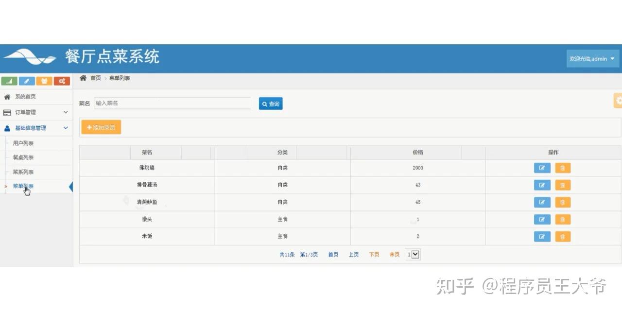 【计算机毕业设计课程设计】基于java的餐厅点餐系统设计与实现（源码文章） Servlet Jsp Mvc Web 到店点餐，可选桌 知乎