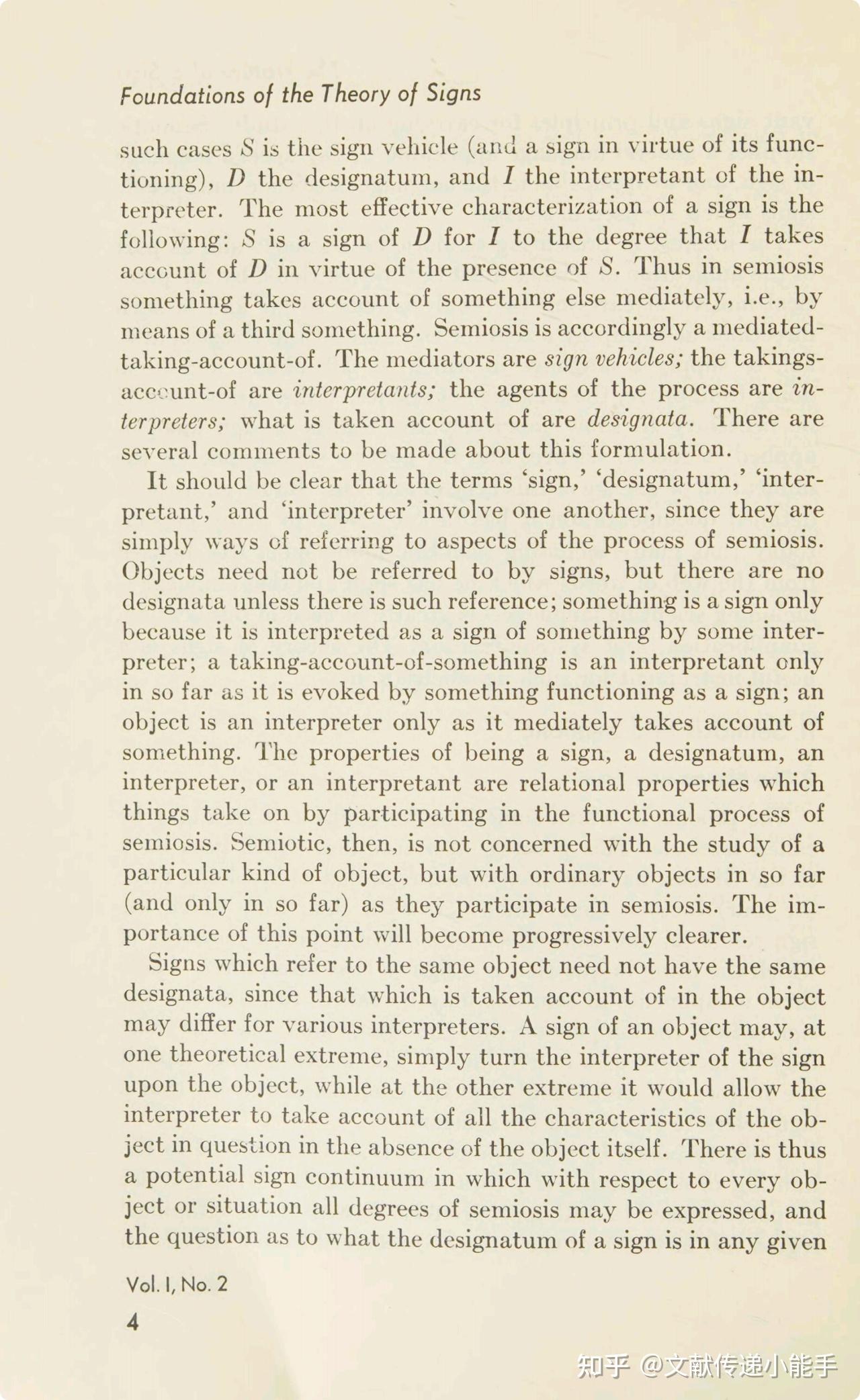 符号学理论基础,英文版,Foundations of the theory of signs by Morris, Charles W ...