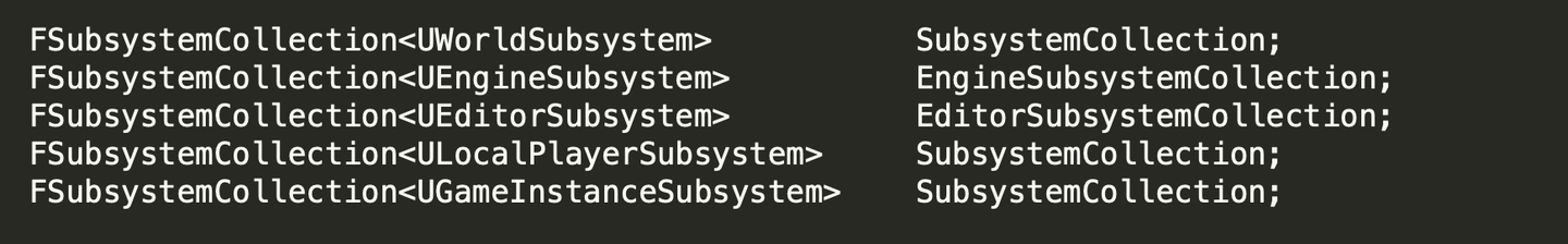 UE4：SubSystem（子系统）相关 - 知乎