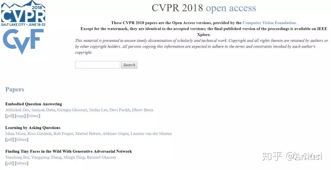 【CVPR 2018】979篇录用论文合集下载 - 知乎