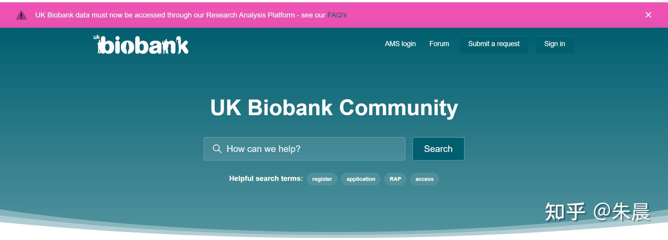【UKB快讯】UK Biobank数据今后只可通过RAP云端平台获取 - 知乎