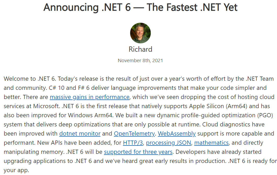 .NET 6 正式发布，迄今为止最快的 .NET - 知乎