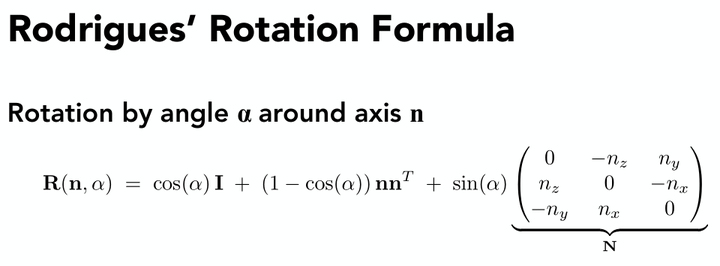 如何推到罗德里格斯旋转公式（Rodrigues’ Rotation Formula）？ - 知乎