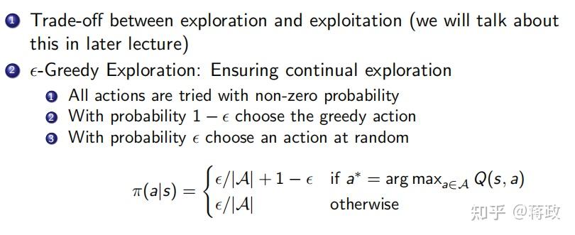 强化学习纲要(周博磊)学习笔记 | 3、Model-free的价值函数估计和控制 - 知乎