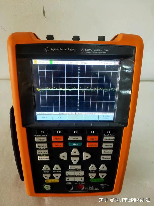 现货实拍 Agilent U1620A手持式数字示波器 - 知乎