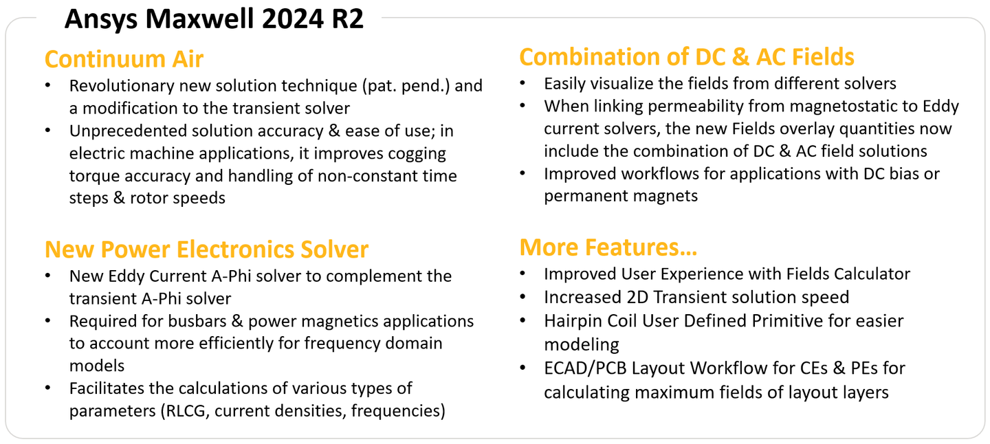 Ansys Maxwell 2024 R2更新介绍 - 知乎
