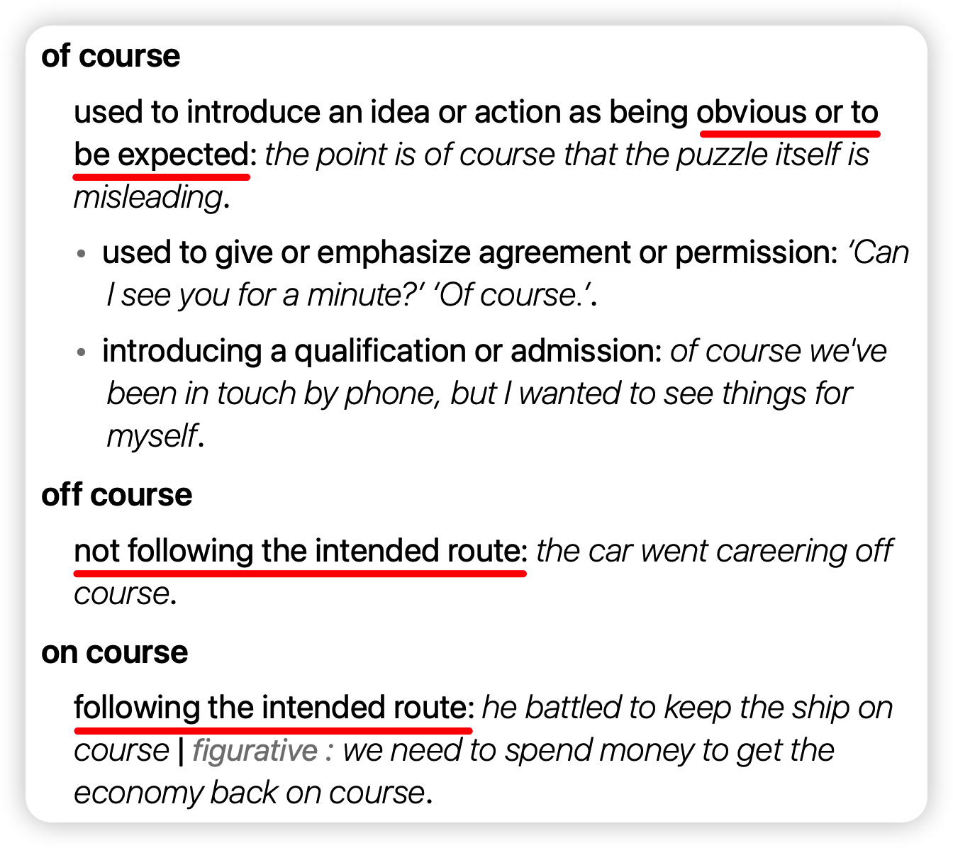 of course 表示「当然」的由来是什么？ - 知乎