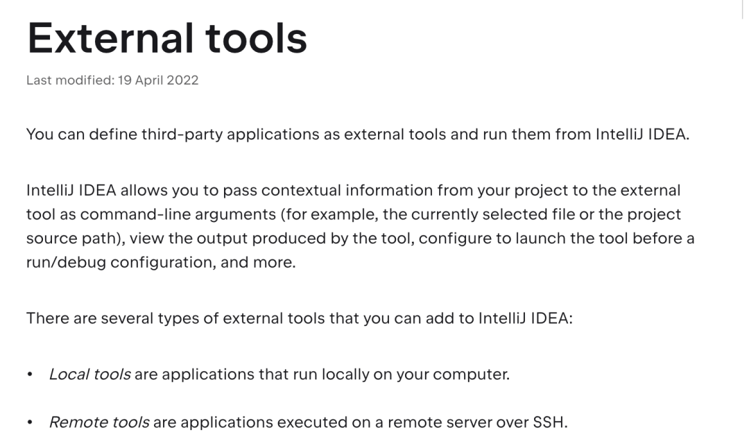 IntelliJ IDEA | External Tools - 知乎