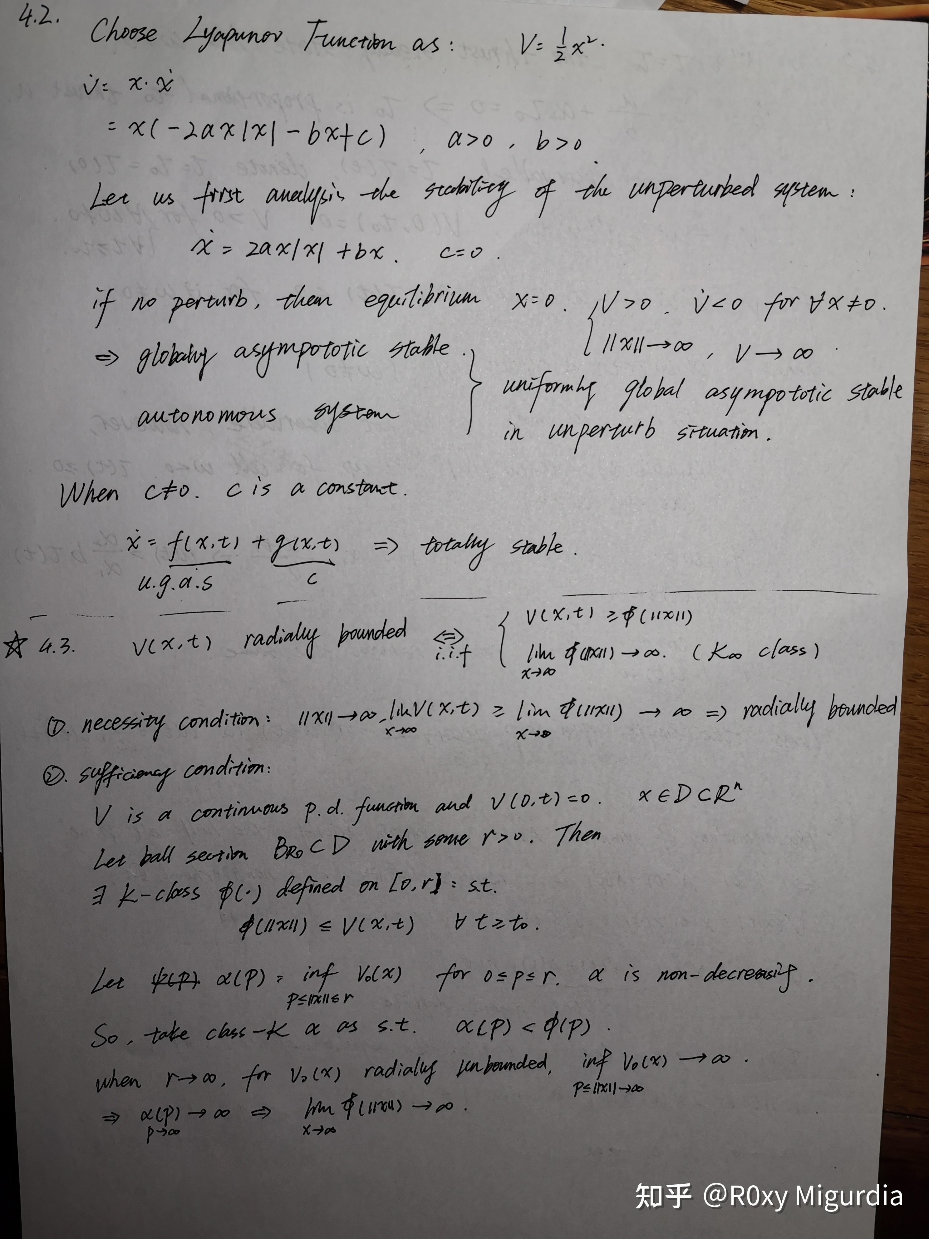 Solutions for Applied Nonlinear Control Chapter 4 Exercise. 应用非线性控制 课后 ...