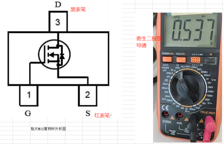 如何用数字万用表测量MOS管的好坏 - 知乎