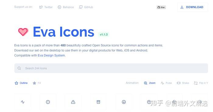 除了阿里的iconfont图标库，还有这10个开源SVG图标库 - 知乎