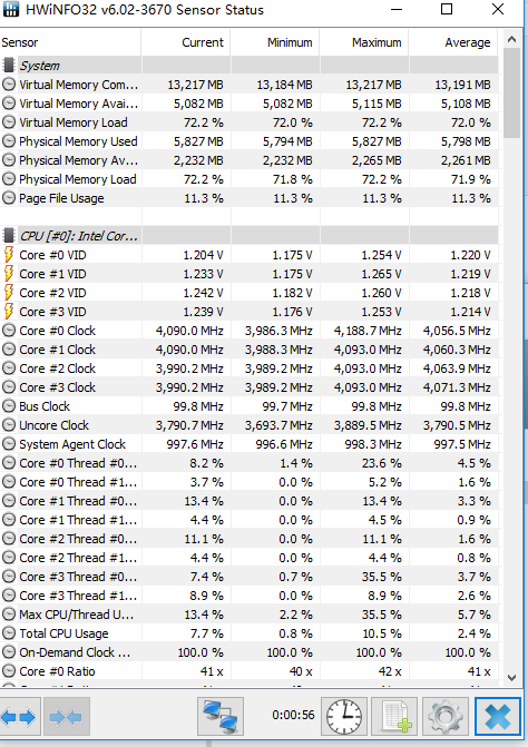 HWiNFO查询电脑硬件、电脑温度、测试性能(HWiNFO32, HWiNFO64) - 知乎