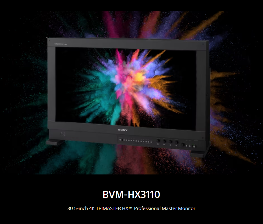 索尼BVM-HX3110 完美的显示设备 似乎没任何缺点 - 知乎