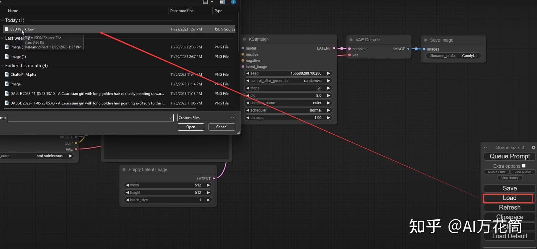SVD本地部署，Stable Video Diffusion AI视频开源发布，ComfyUI工作流｜AI视频｜最新SVD模型（图文版） - 知乎