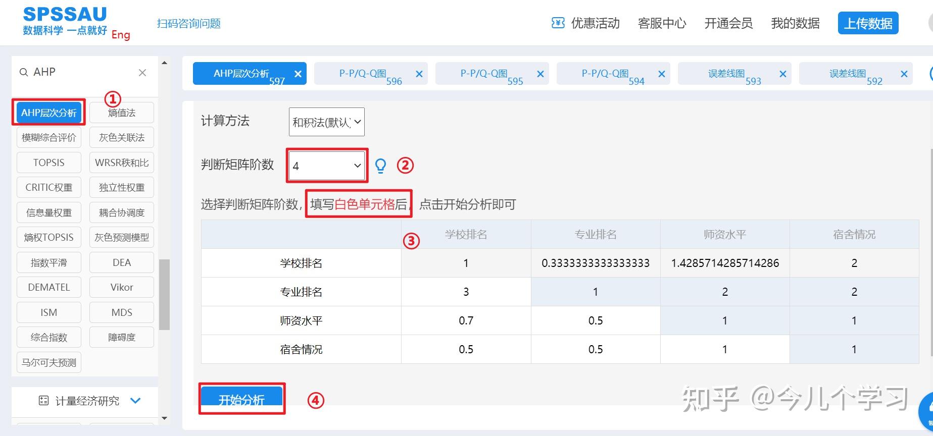 AHP和熵权法怎么组合确定权重？ - 知乎