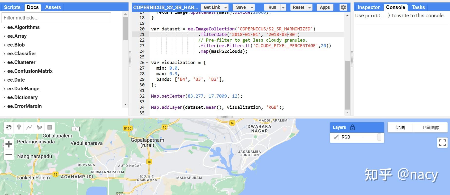 GEE学习ing02-Sentinel-2 Level-2A无影像问题 - 知乎