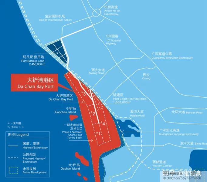 大铲湾码头地理位置 知乎