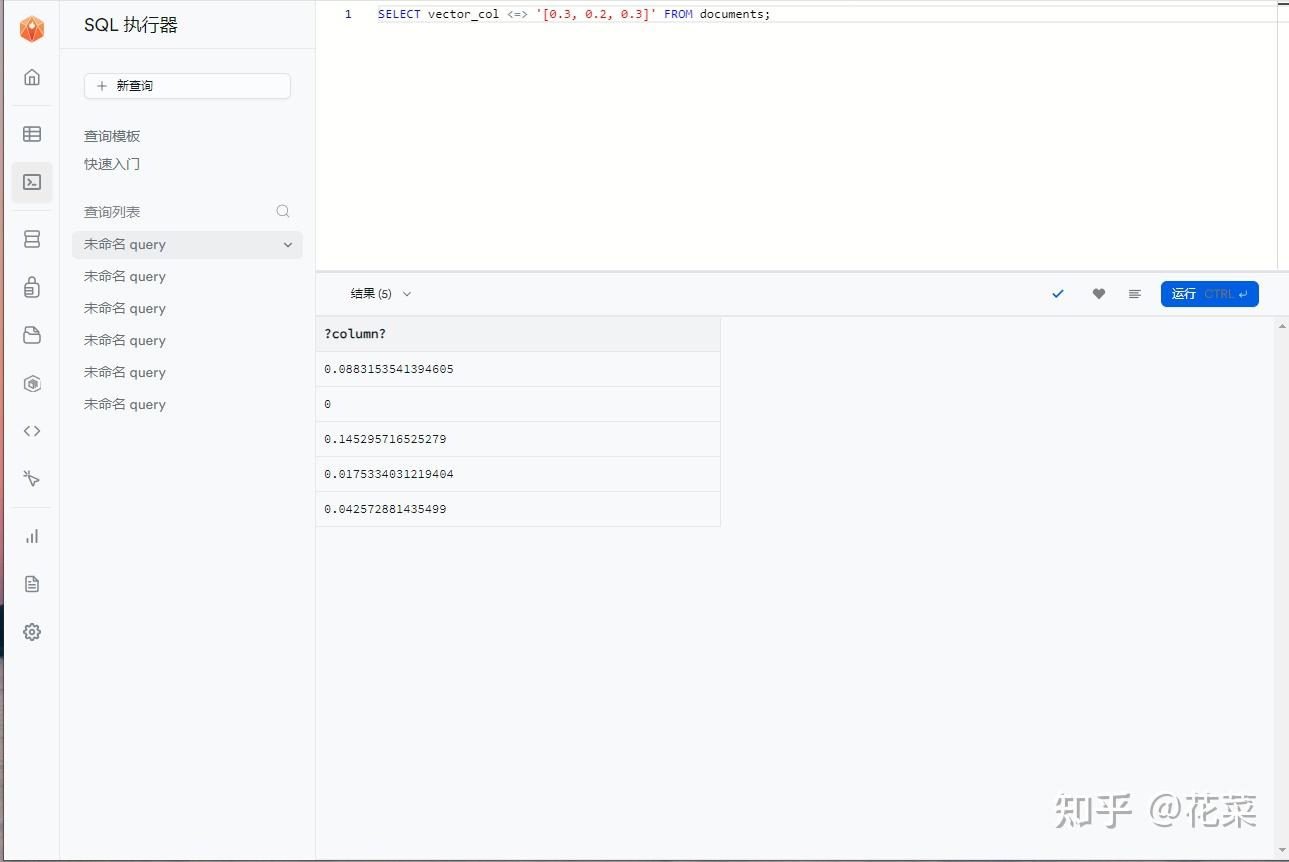 Postgres扩展之pgvector：向量相似度搜索 - 知乎