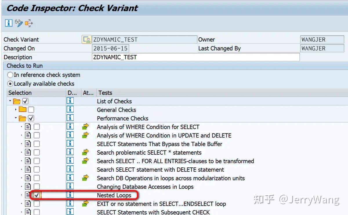 ABAP Code Inspector 的一些高级功能分享 - 知乎