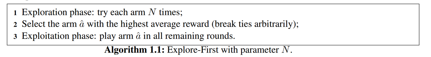 Bandit 算法专栏 :1 uniform exploration ——Explore-first algorithm - 知乎