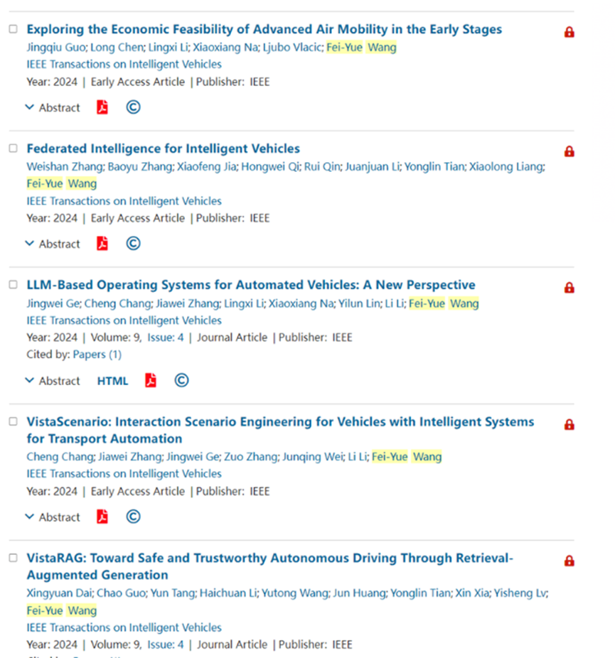 中科院1区SCI顶刊IEEE Transactions on Intelligent Vehicles（IEEE TIV）被科睿唯安官方标记为on hold状态 - 知乎