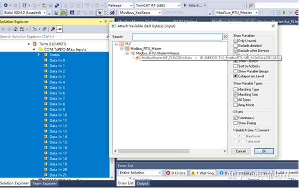 倍福EL6021 modbus-rtu master与安川V1000变频器通讯 - 知乎