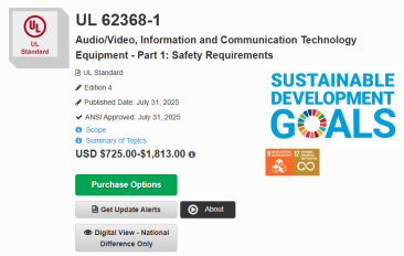 美国新标UL 62368-1:2025正式发布，音视频设备合规解读 - 知乎