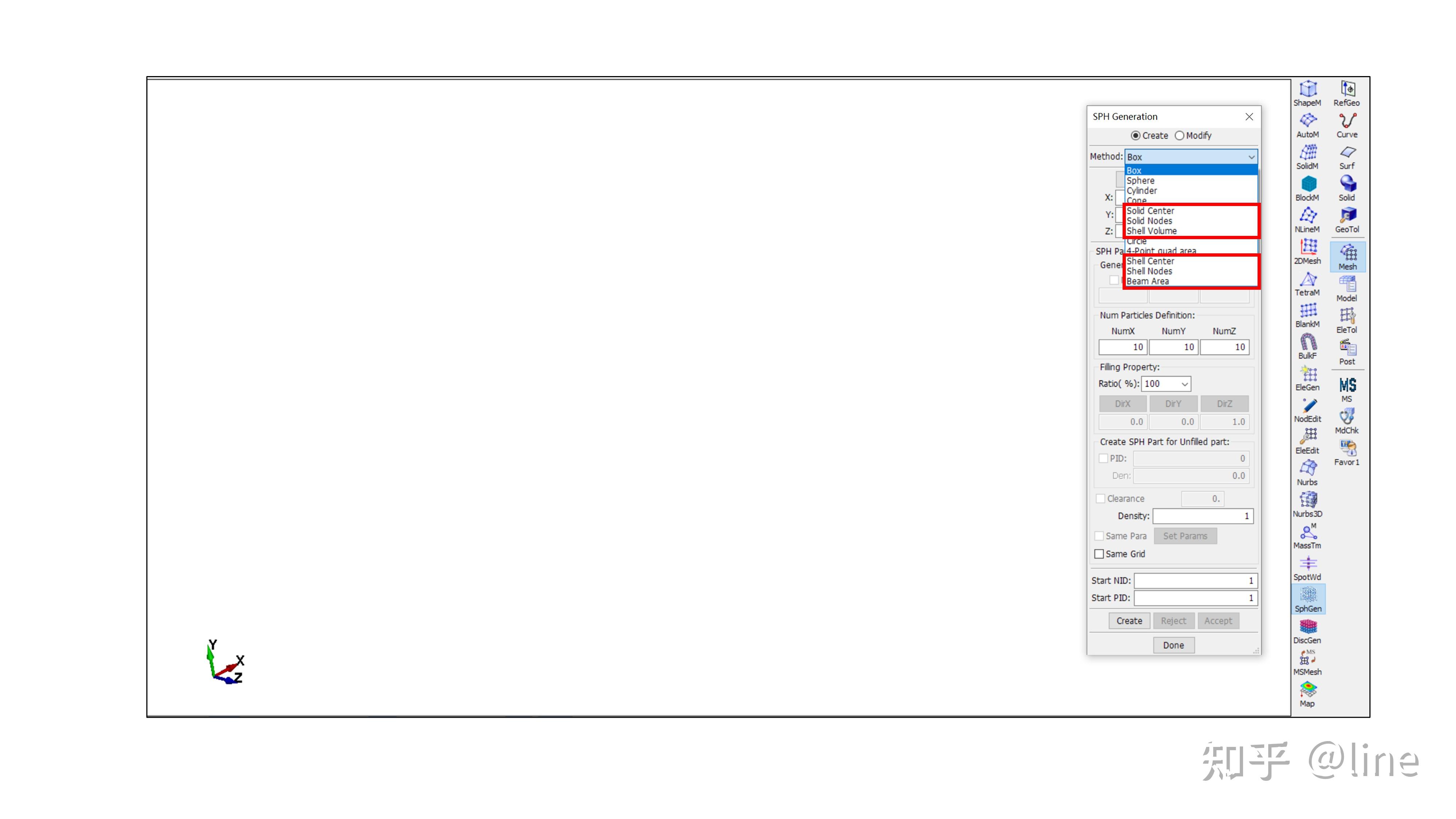 LS-DYNA网格划分（八）：LS-PrePost—无网格划分功能，SPH粒子的生成 - 知乎