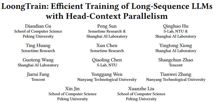 LoongTrain: Efficient Training of Long-Sequence LLMs with Head-Context Parallelism论文笔记 - 知乎