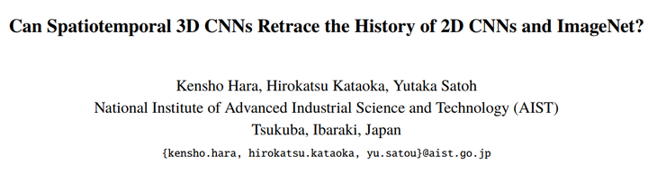 3D ResNet(Spatiotemporal 3D CNNs ) - 知乎