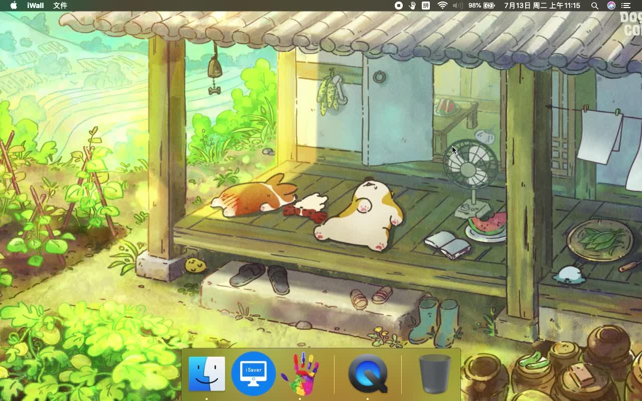 全新柯基mac动态壁纸和屏保，动态锁屏，度你一夏，拿去吧家人们！iWall 和 iSaver - 知乎
