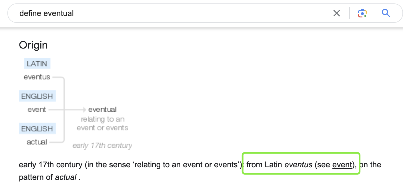 “老师， finally、eventually 有什么差别？” 从词源寻找区别近义词的线索！😋 - 知乎