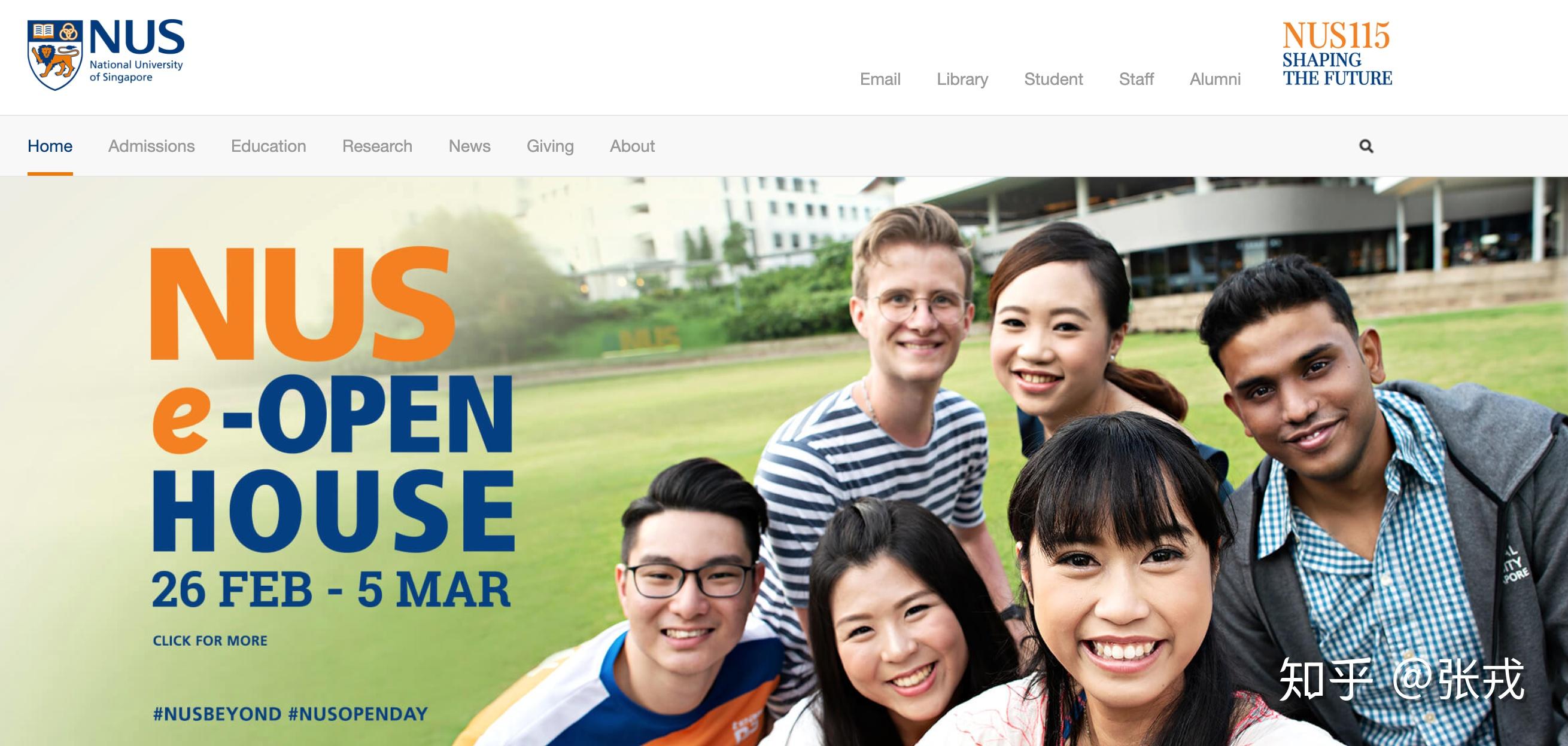 NUS e-OPEN HOUSE - 知乎