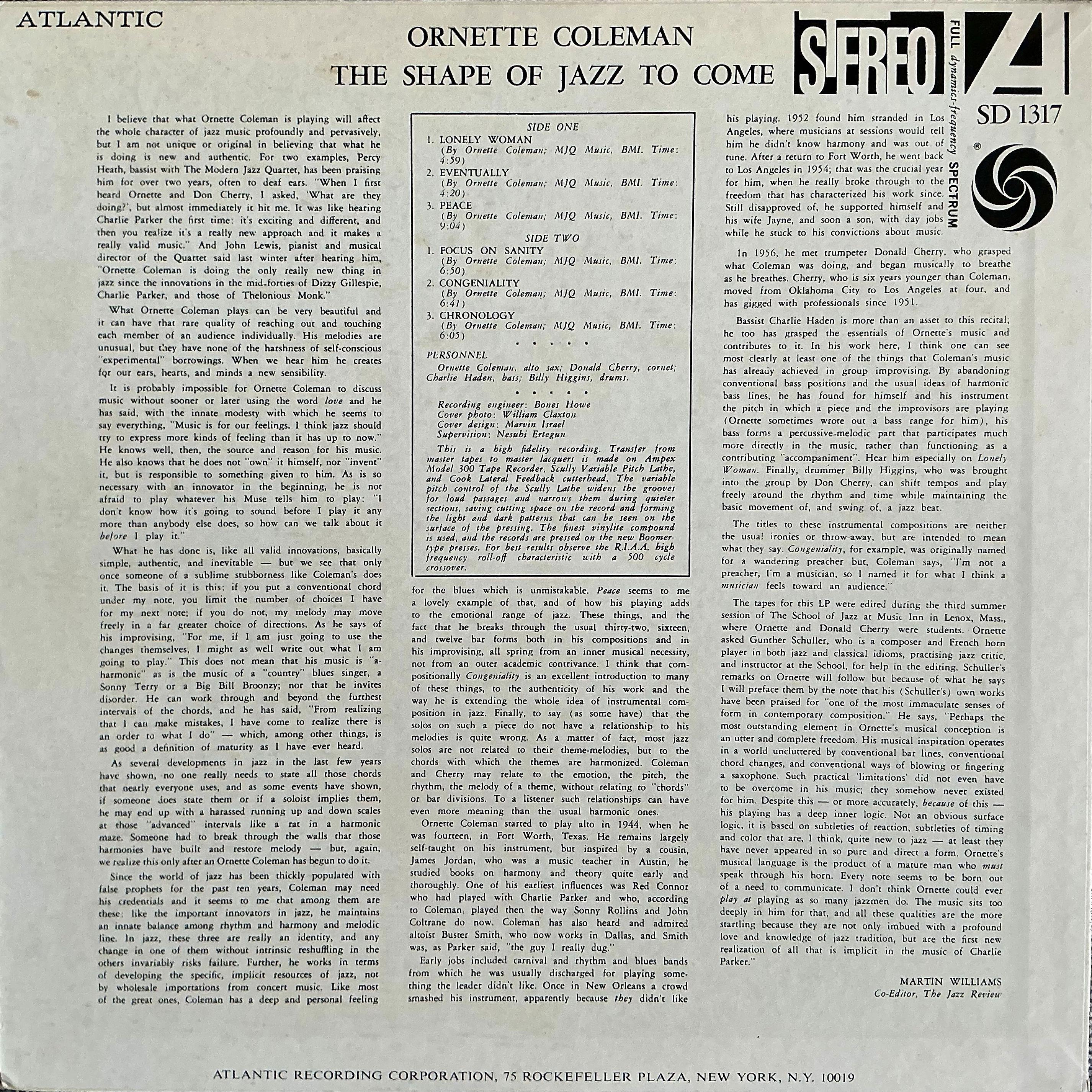 The Shape Of Jazz To Come - 知乎