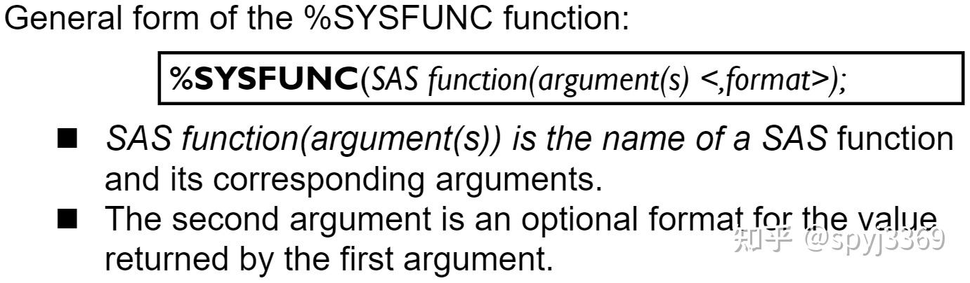 SAS Macro Language(1) - 知乎