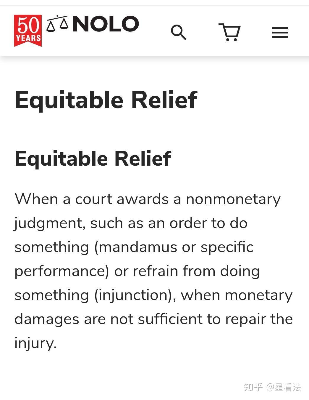 equitable relief and equitable remedy有什么区别？ - 知乎