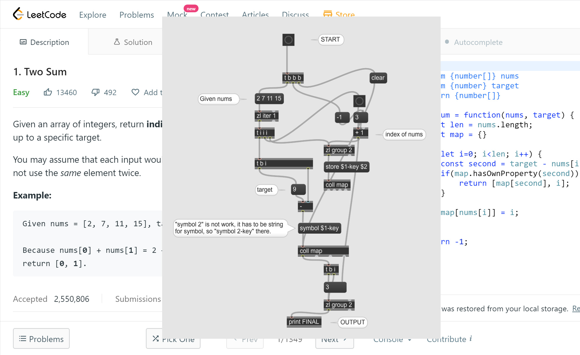 LeetCode刷题新姿势-用MaxMSP解Two Sum[Patch a dirty #005] - 知乎