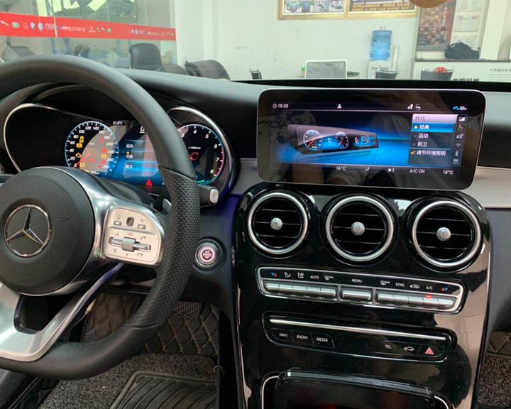 奔驰C180 C260 C300升级液晶仪表 柏林之声音响改装 - 知乎