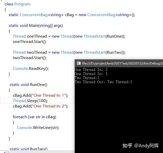 C#多线程开发-并发集合中的ConcurrentBag - 知乎