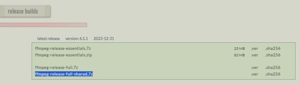 FFmpeg编译好的库文件下载（Windows Debug/Release） - 知乎
