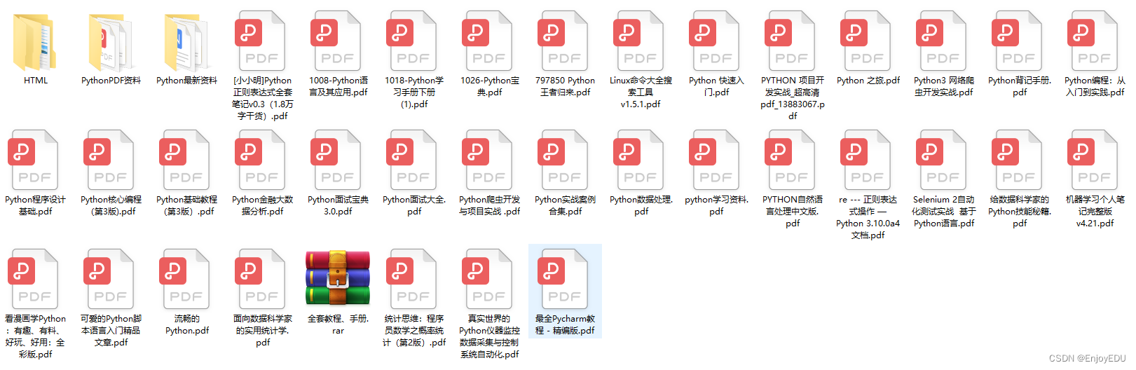 Python零基础学习资料，从入门到精通，看这一篇就够了
