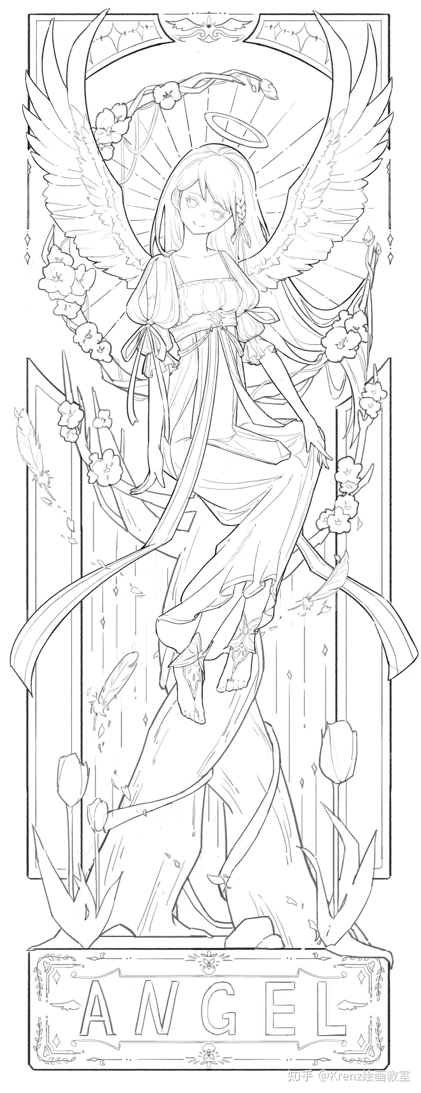 Krenz绘画教室【优秀作业心得】动态与构成-0106 - 知乎