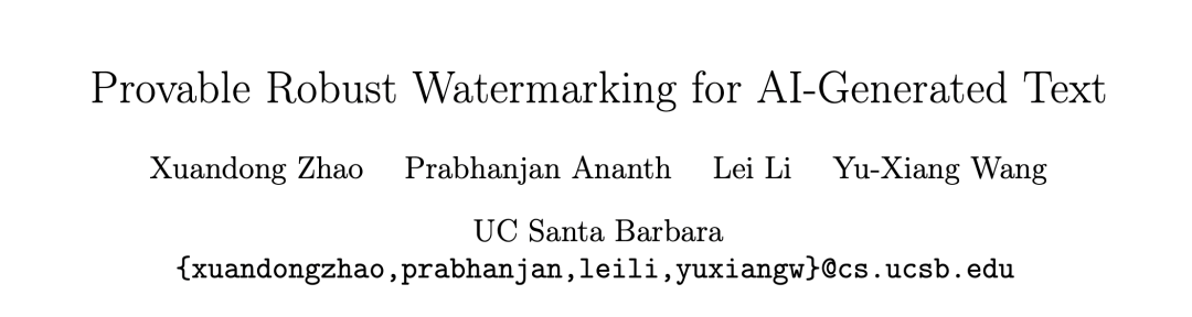 Talk | UCSB博士生赵宣栋：生成式AI时代的水印技术 - 知乎