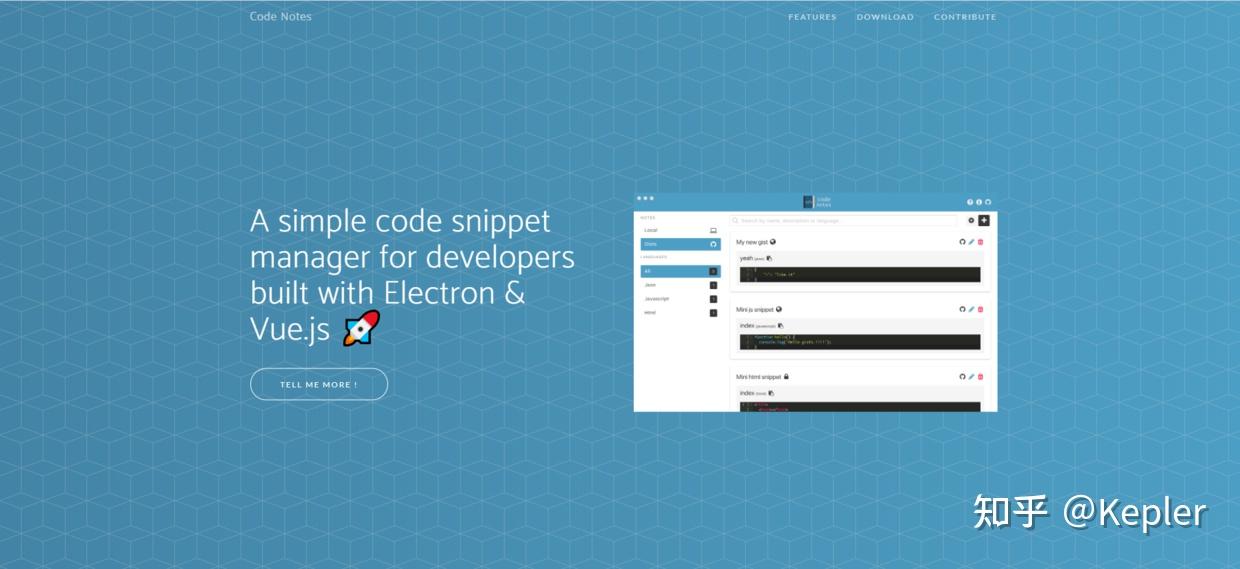 收集22种开源Vue模板和主题框架「干货」 - 知乎